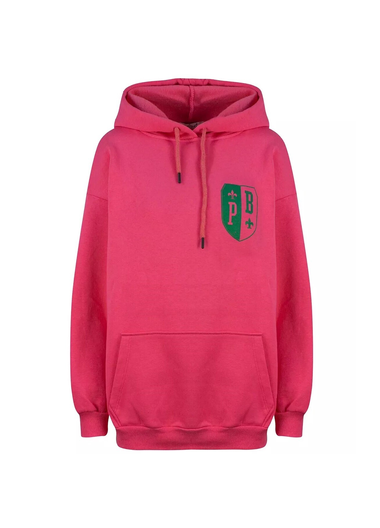 Hanorac oversize, Agrafka, 14200-P, Bumbac, Roz, L/XL - eMAG.ro