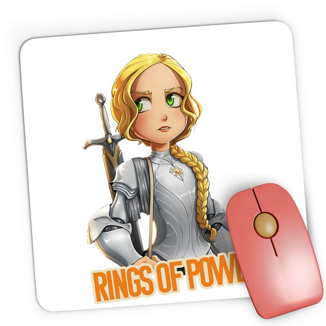 Mousepad Gaming Lord of the Rings Rings of Power Ron Ames Tolkien ...