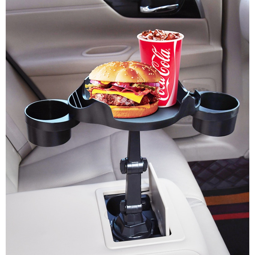Suport auto tip tava, Multifunctional, Rotativ, Negru - eMAG.ro