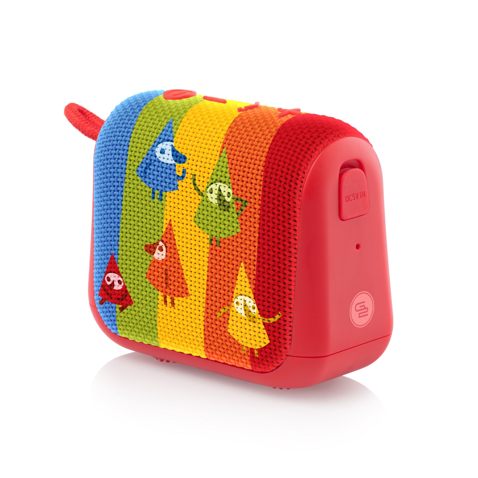 Boxa portabila pentru copii GoGEN DECKO TRIO R, 5 W, Bluetooth, IPX6 ...