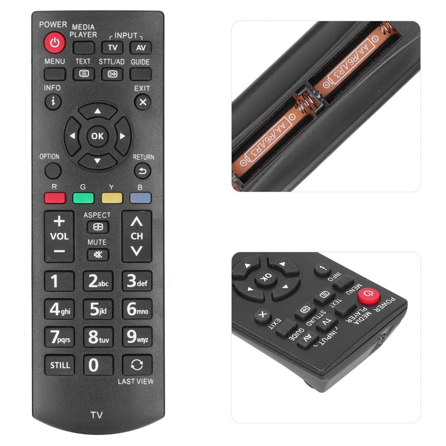 Дистанционно x-remote, За Panasonic N2QAYB000818, Черен - eMAG.bg