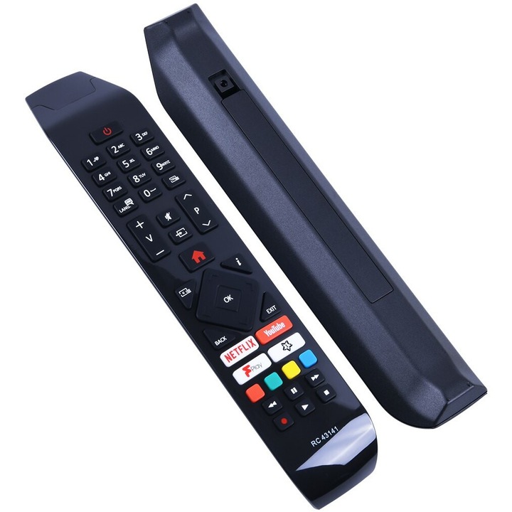Telecomanda pentru Hitachi RC43141, x-remote, Netflix, YouTube, FPlay ...