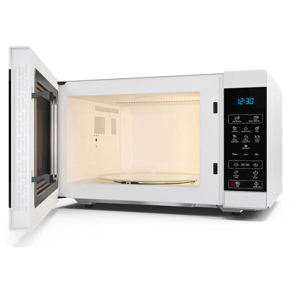 Cuptor cu microunde Sharp YCMS51EW, 25 l, 900 W, Control digital, Alb ...