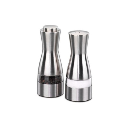 Set rasnita si solnita, Korkmaz, Inox, 13.5 cm, Argintiu - eMAG.ro