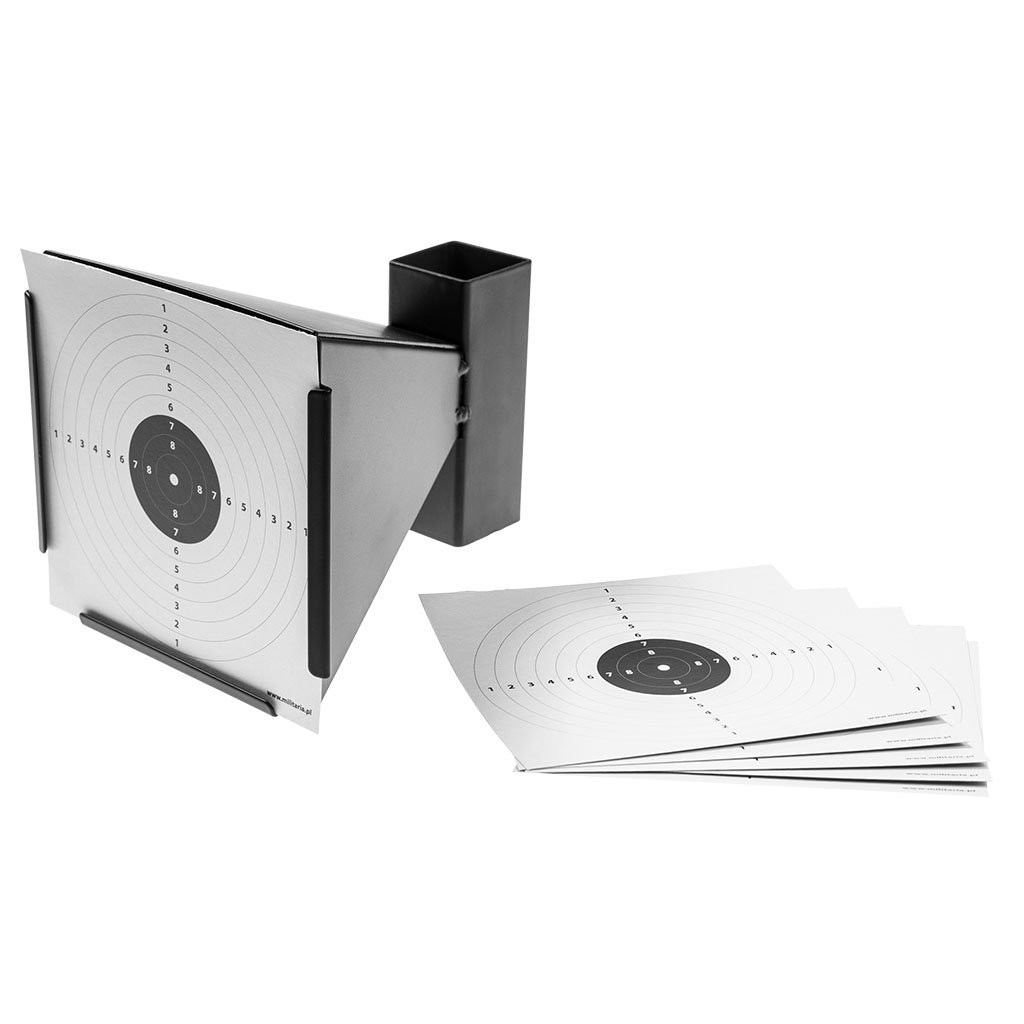 Capcana de glont, TM, Metal, Scuturi incluse, Argintiu/Negru - eMAG.ro