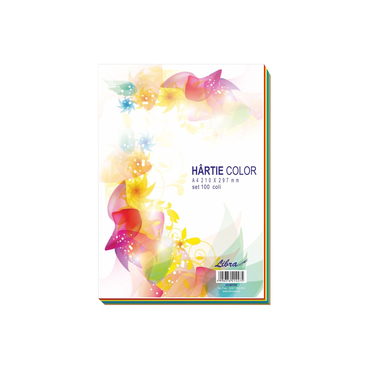 Hartie color set 100 coli 80 grame multicolor - eMAG.ro