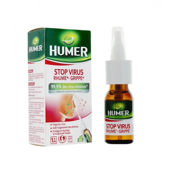Spray Nazal, Humer, Stop Virus, Protejeaza Mucoasa Nazala impotriva ...