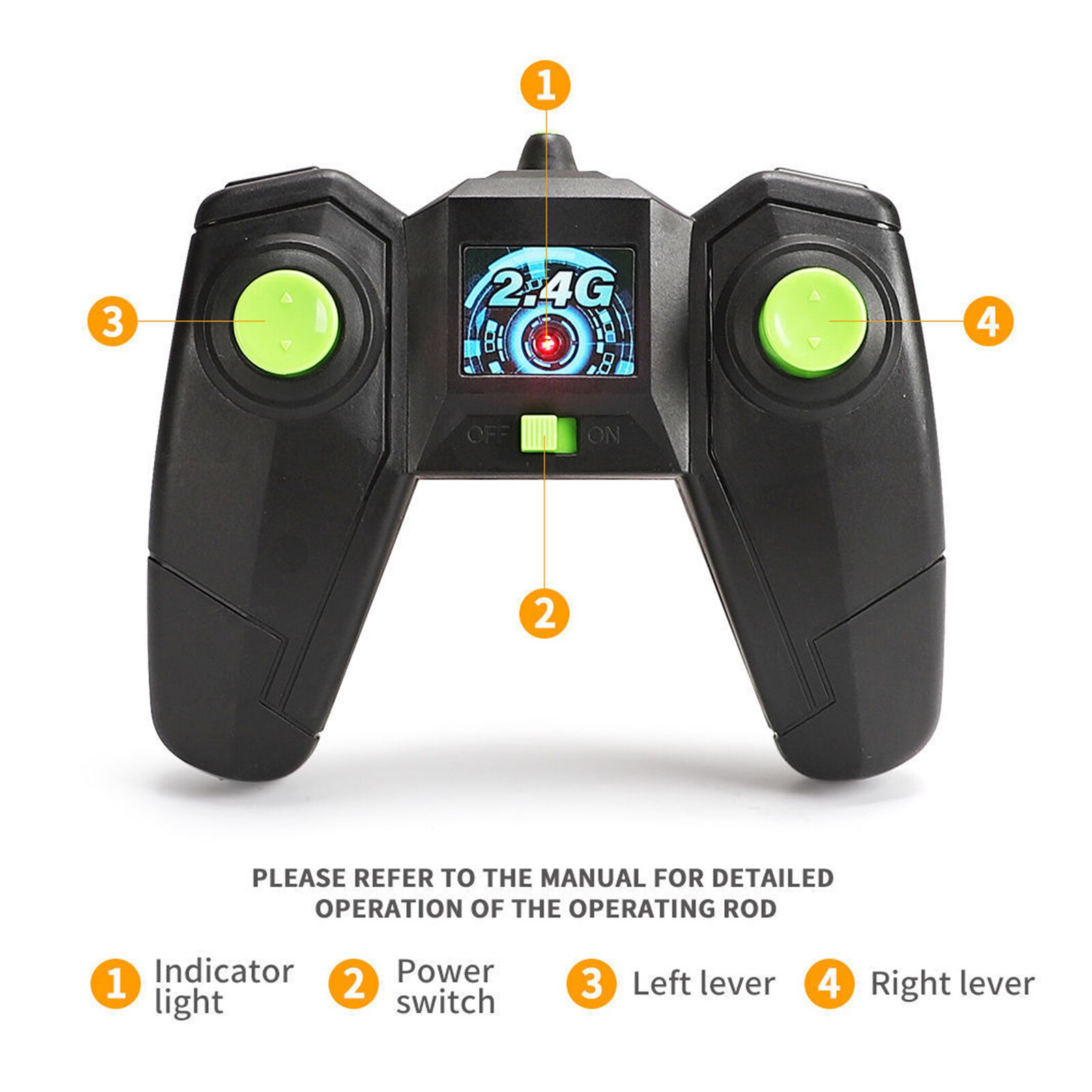 Masina cu telecomanda RC pentru copii, Darklove, Cu intoarcere la 360 ...