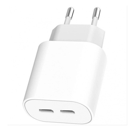 Incarcator rapid, Fast Charge, ElectroCharge Snap, 2xUSB-C, PD, 35W, 3A ...