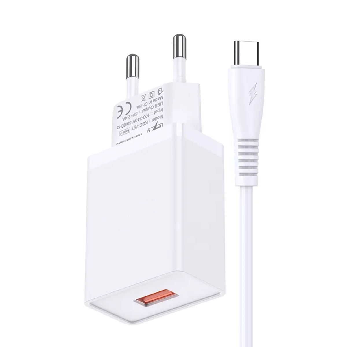 Incarcator retea Smart Daden USB, Incarcare rapida 5V-2.4A, Adaptor ...