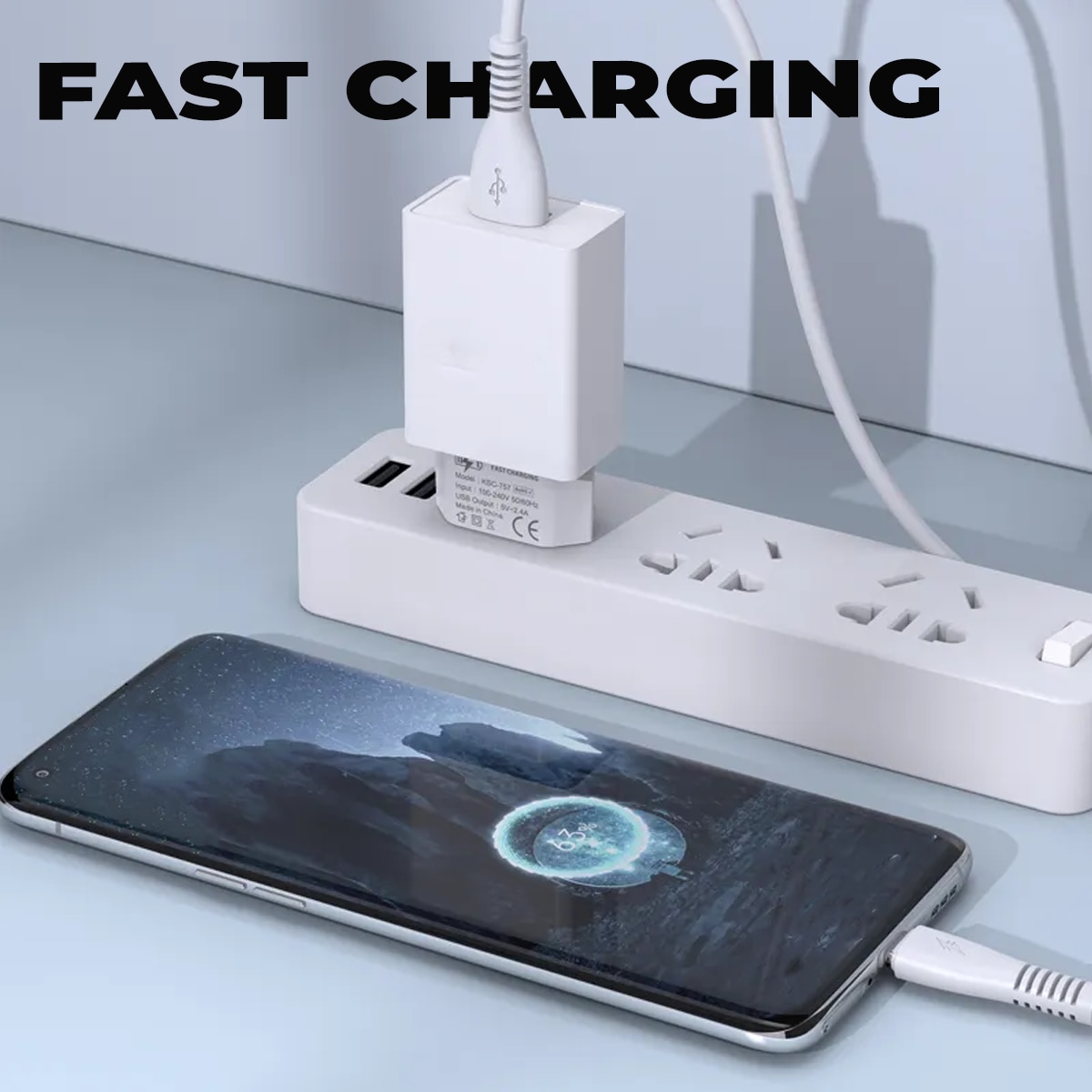 Incarcator retea Smart Daden USB, Incarcare rapida 5V-2.4A, Adaptor ...