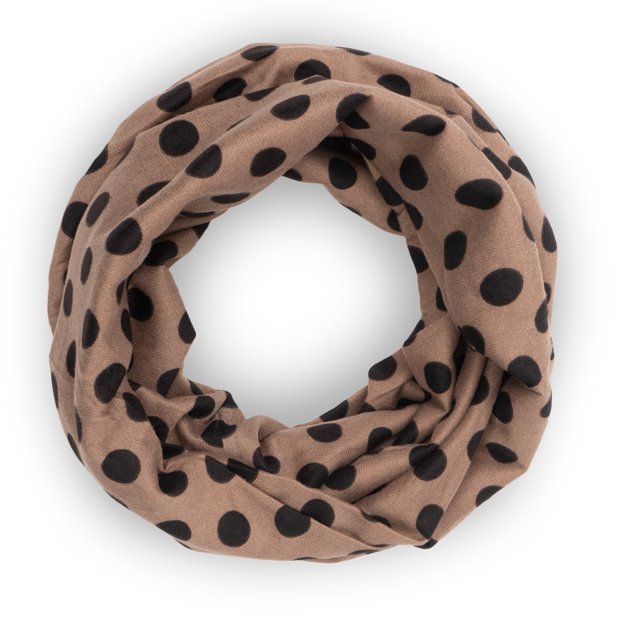 Fular circular de primavara mare, maro, pentru femei, Aleszale - eMAG.ro