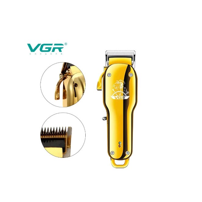 Clipper VGR V-678, Lama de otel, display LCD, 6 atasamente, USB - eMAG.ro