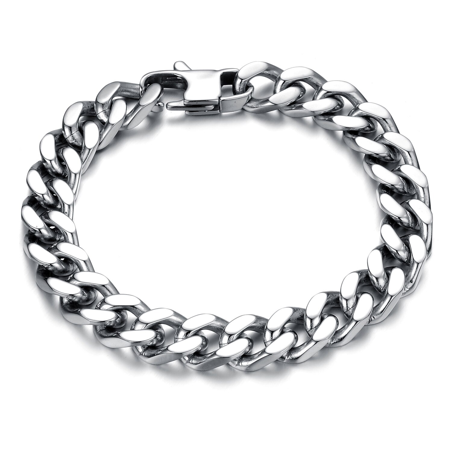 Bratara inox cubaneza 12 mm, BeSpecial, BRT105 - eMAG.ro