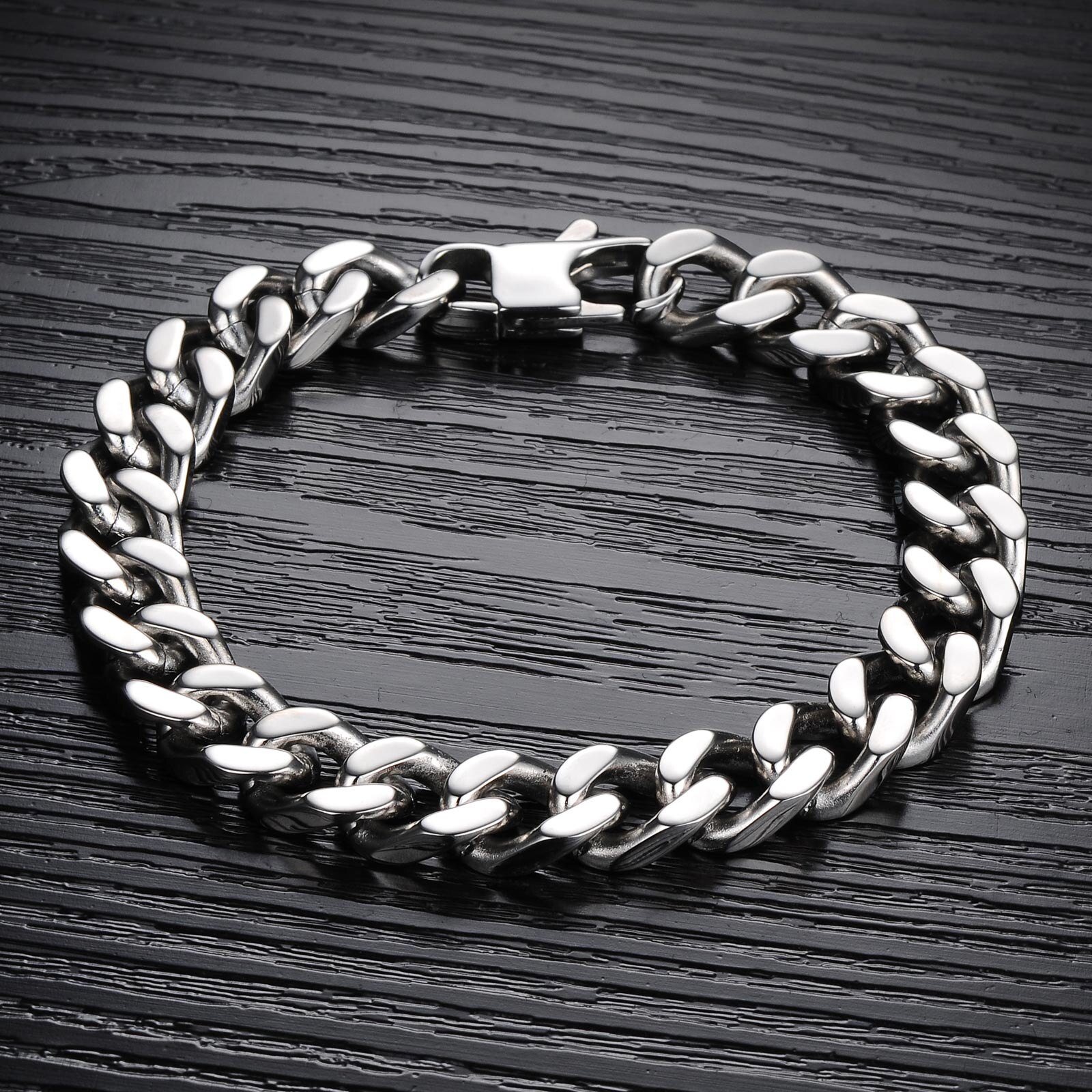 Bratara inox cubaneza 12 mm, BeSpecial, BRT105 - eMAG.ro