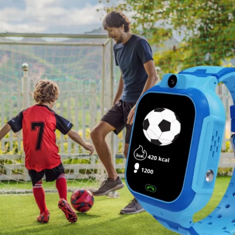 Ceas smartwatch ZAXER GPS 4G copii, cu localizare GPS, LBS, WIFI, si ...