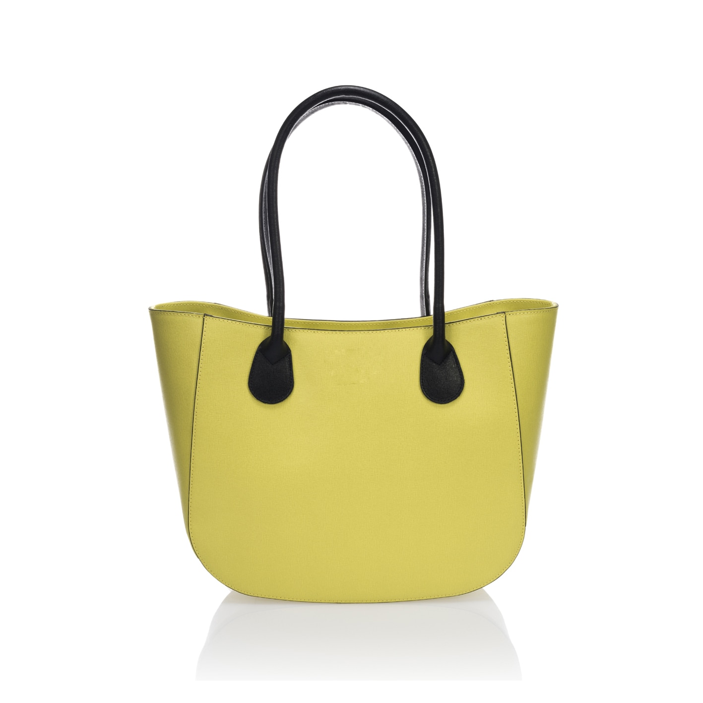 Massimo Castelli női táska, természetes bőrből, 16020-as modell, Lime ...