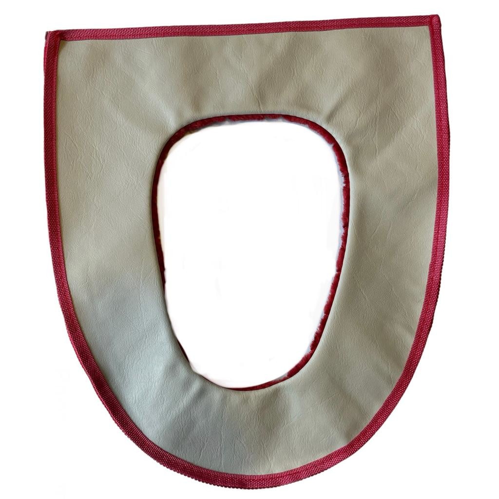 Husa pentru colac WC, cu fermoar, moale, confortabila, din material ...