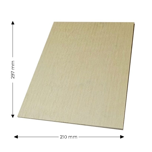 Set 3 bucati placaj din Albasia format A4, calitatea b/bb pentru ...
