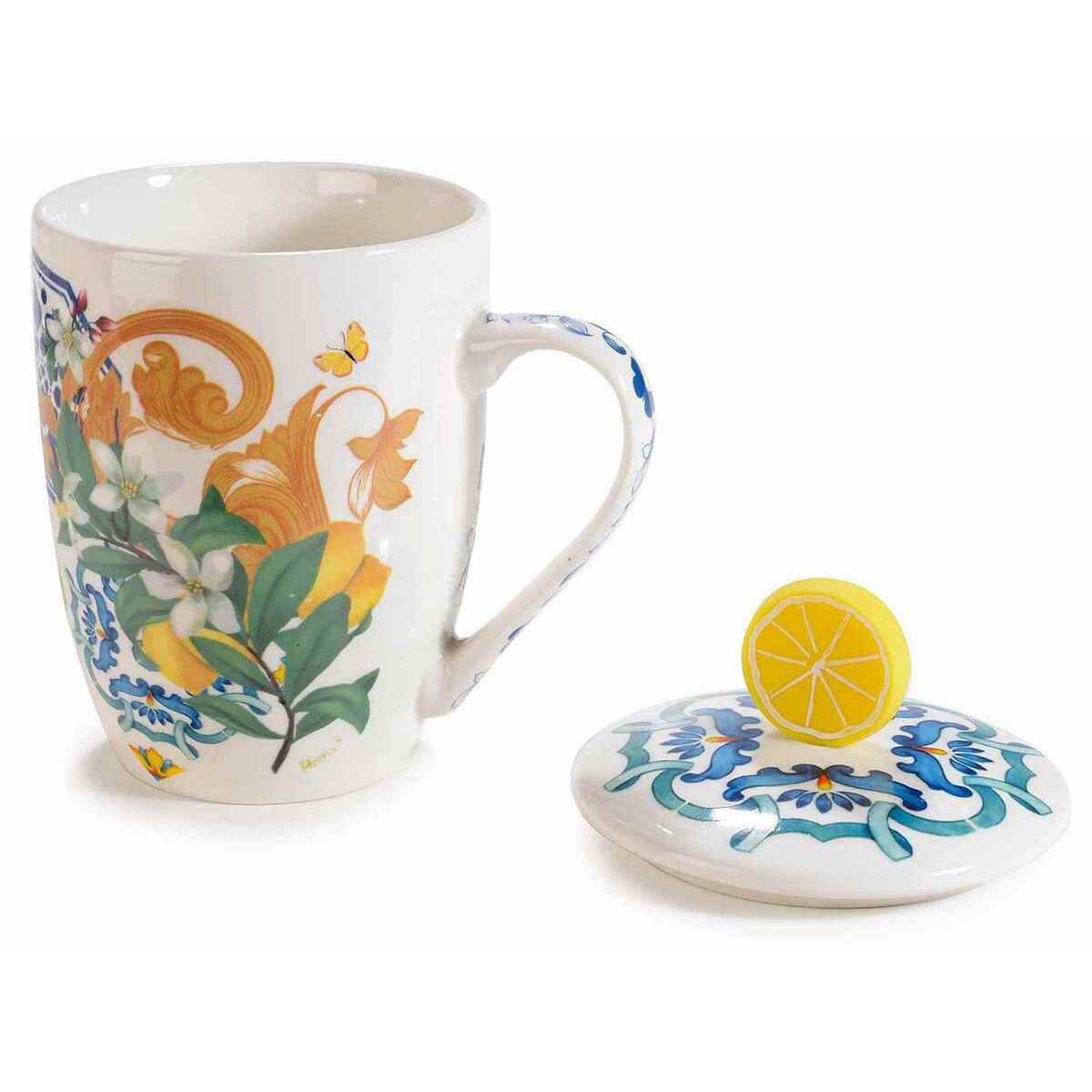 Set 4 cani portelan 8.5x10.5 cm, 300 ml - eMAG.ro