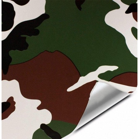 Folie colantare auto CAMUFLAJ FOREST (3m x 1,52m) - eMAG.ro