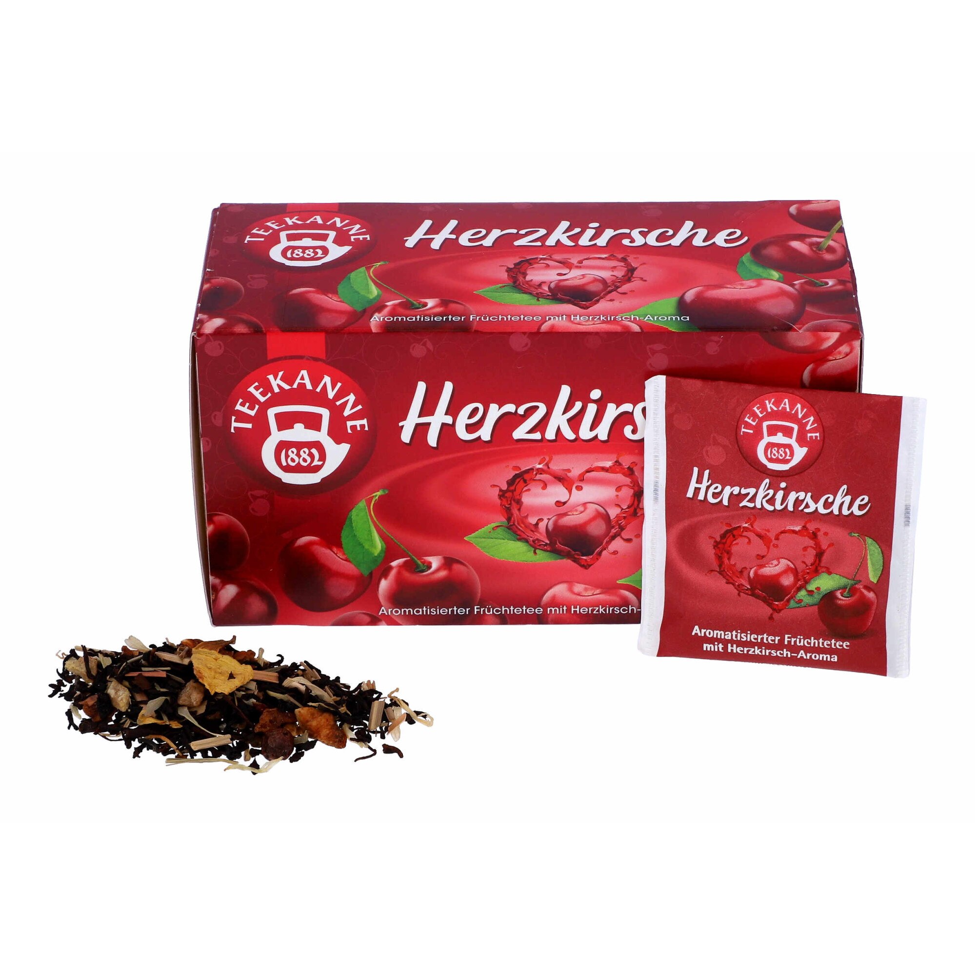 Ceai de fructe, Teekanne, Cherry, Aroma fructata, Pliculete, 60 g - eMAG.ro