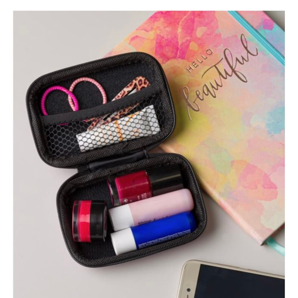 Carcasa depozitare pentru obiecte mici, dimensiune 11x7x4 cm, Roz CSD ...