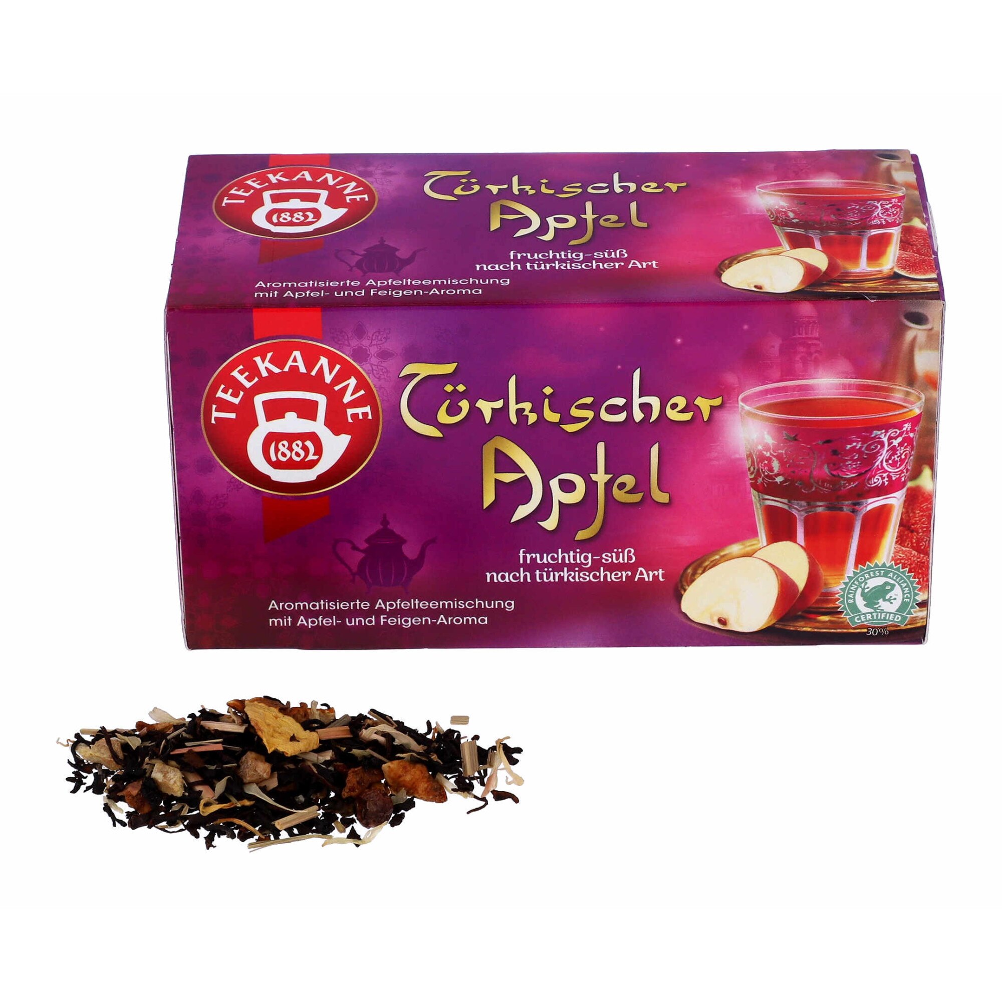 Ceai de fructe, Teekanne, Mar, Aroma fructata, Pliculete, 55 g - eMAG.ro