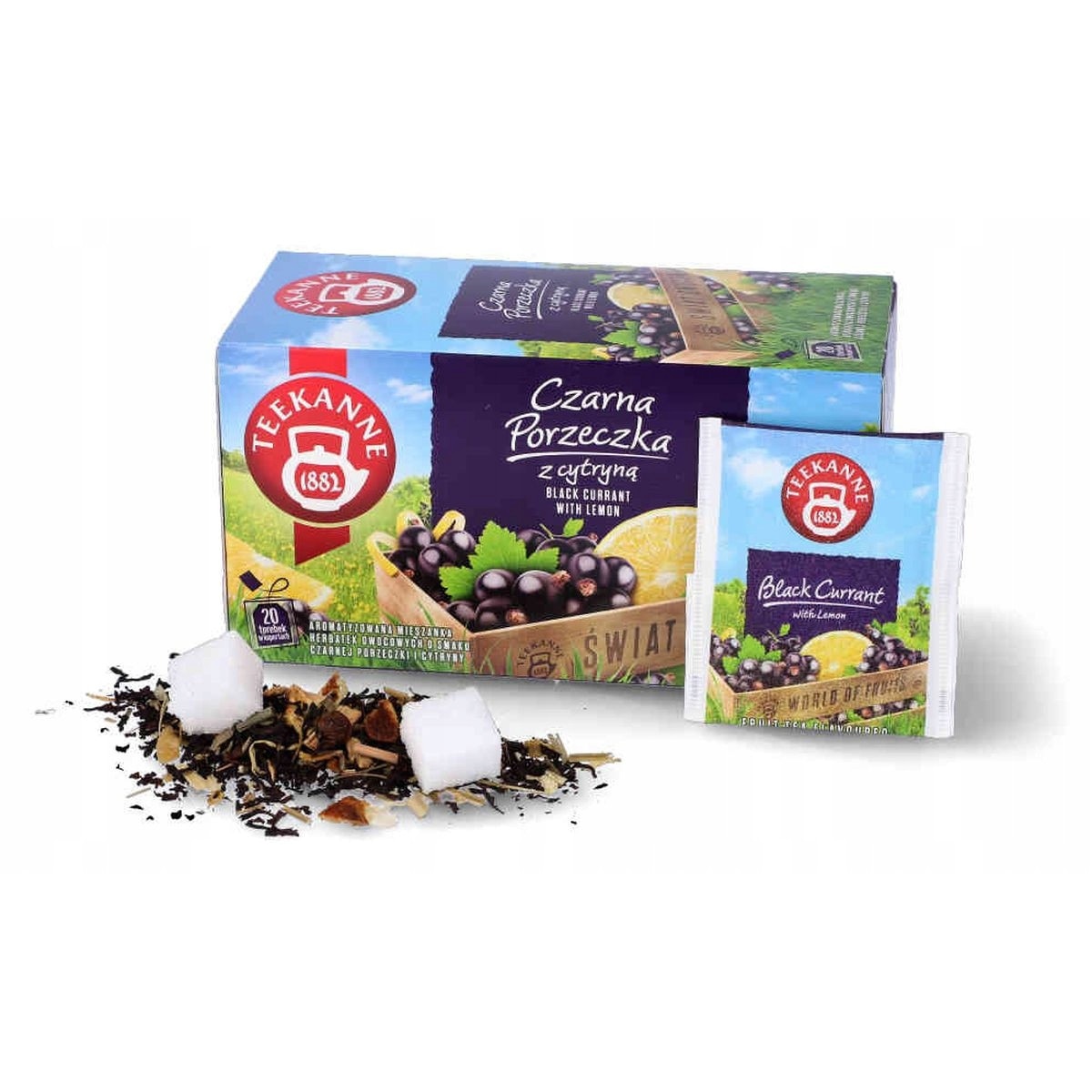 Ceai de fructe, Teekanne, Blackcurrant, Aroma fructata, Pliculete, 50 g ...