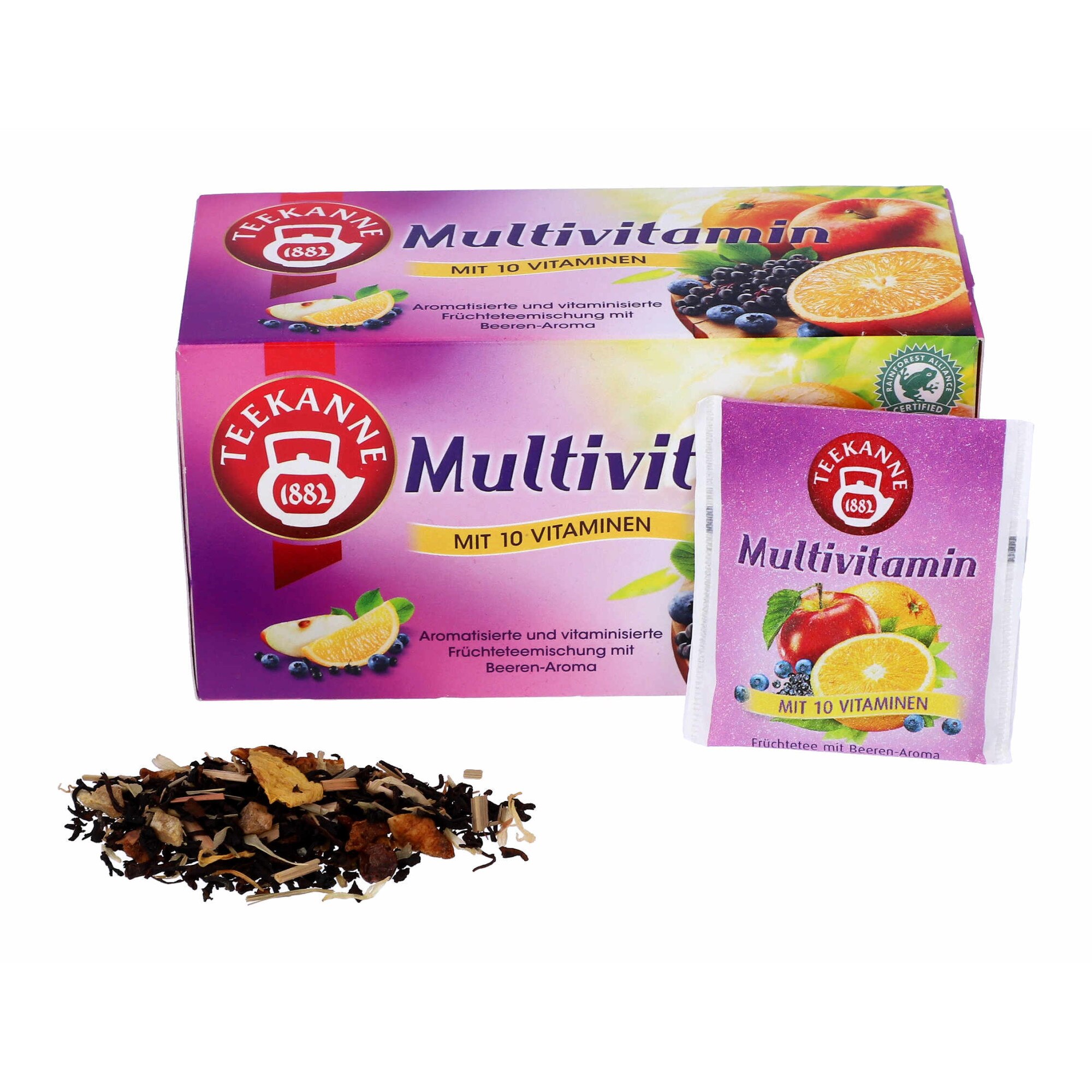 Ceai de fructe, Teekanne, Multivitamine, Aroma fructata, Pliculete, 50 ...