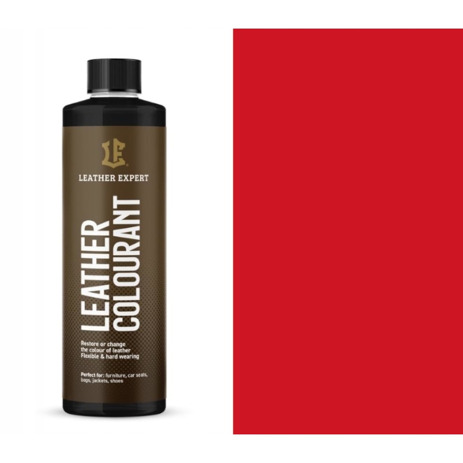 Vopsea pentru piele naturala/ecologica, Leather Expert, Rosu, 250 ml - eMAG.ro