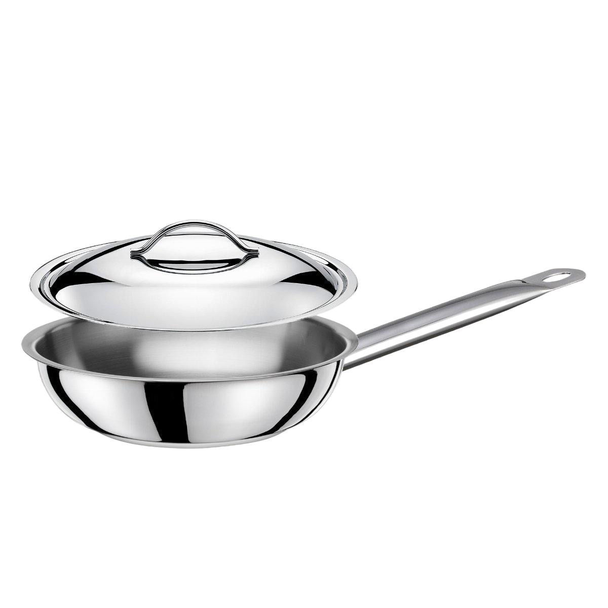 Tigaie cu capac Exclusive, Tomgast, Inox/Aluminiu, 28 cm, Argintiu ...