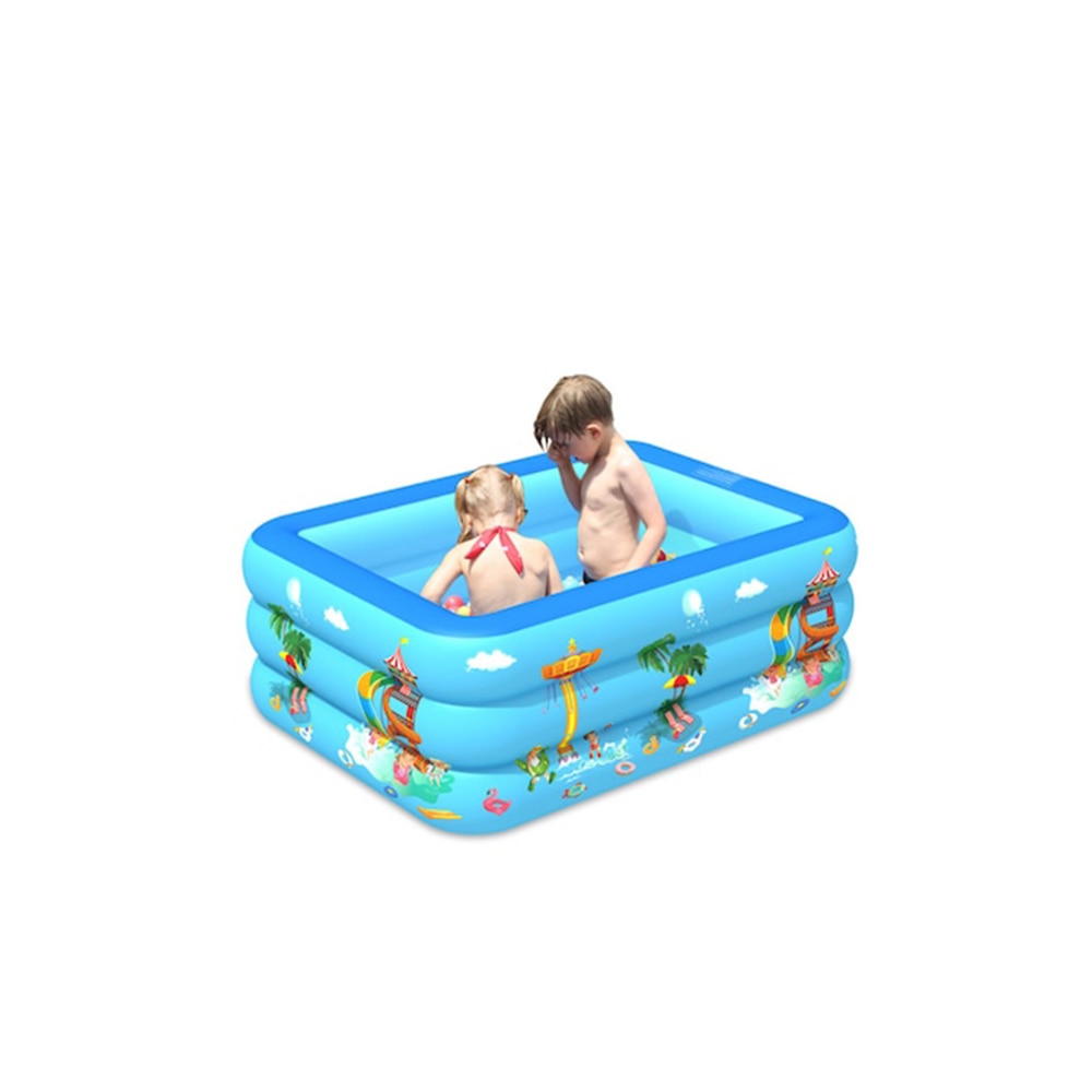 Piscina gonflabila copii, 130x85x50 cm, multicolor - eMAG.ro