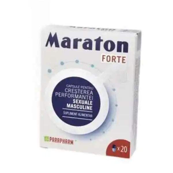 Capsule potenta Maraton Forte, folie 10 tablete, Parapharm - eMAG.ro