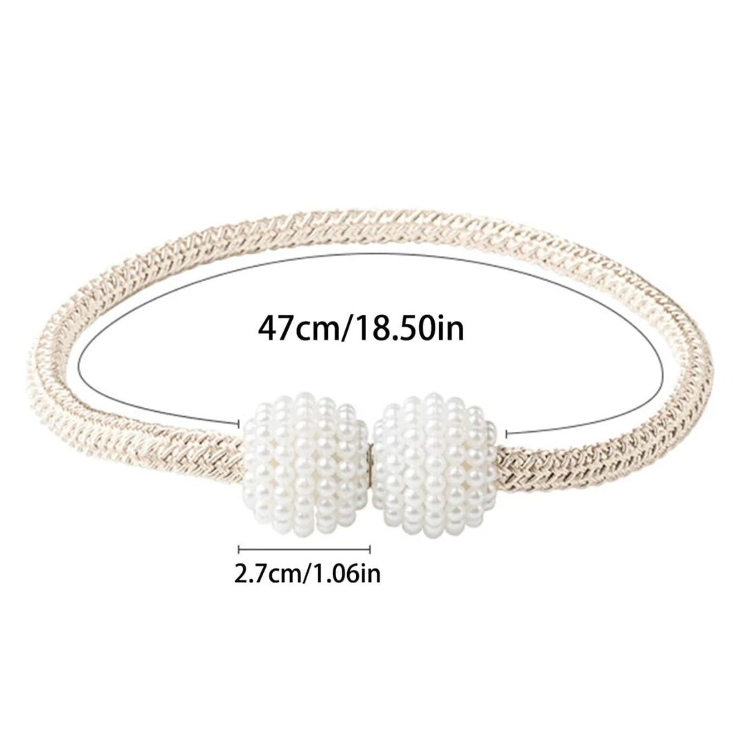 Set 2 cordoane prindere perdea/draperie, Plastic/Poliester, Culoare ...