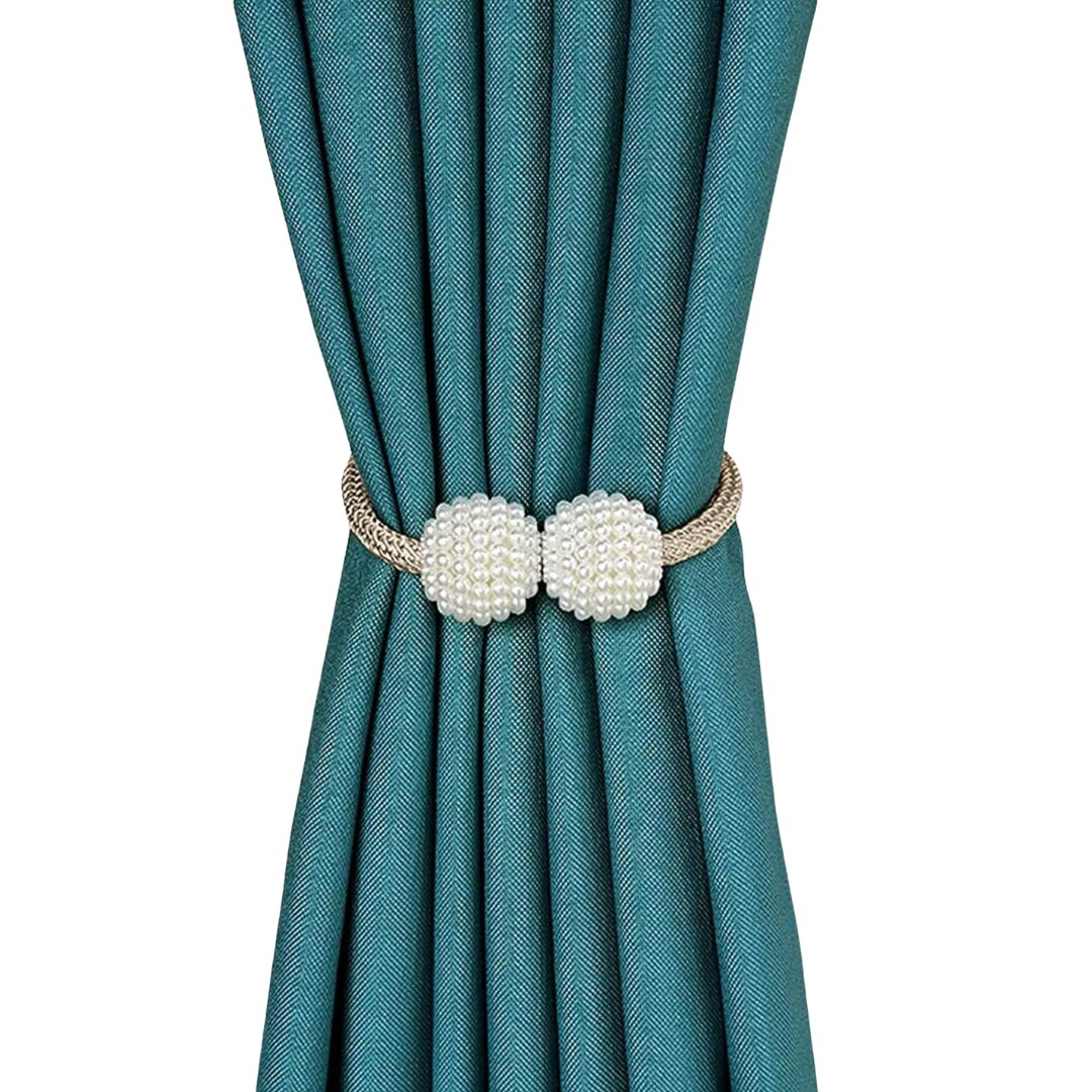 Set 2 cordoane prindere perdea/draperie, Plastic/Poliester, Culoare ...