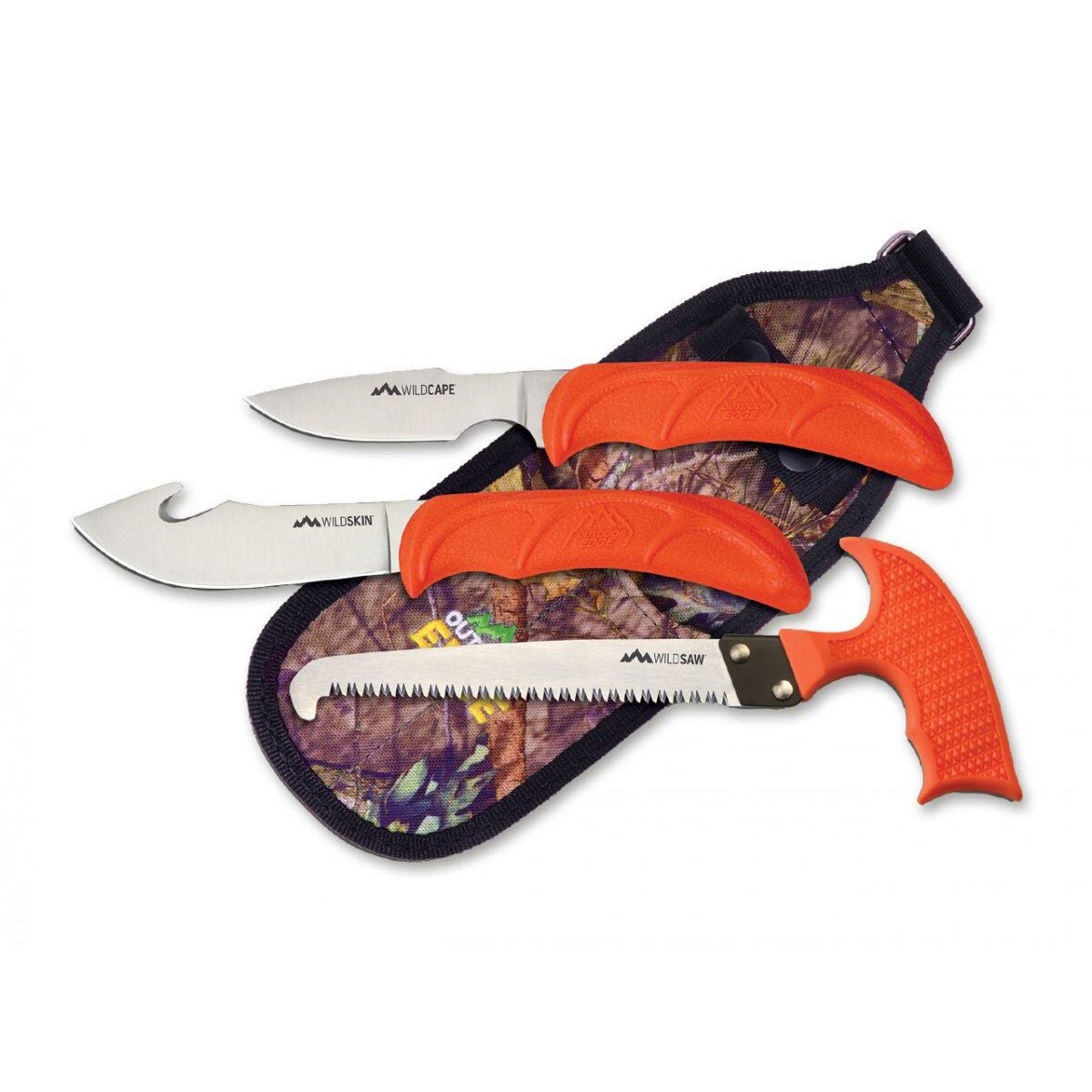 Set cutite de vanatoare, Outdoor Edge, Wild Guide, Inox, Portocaliu ...