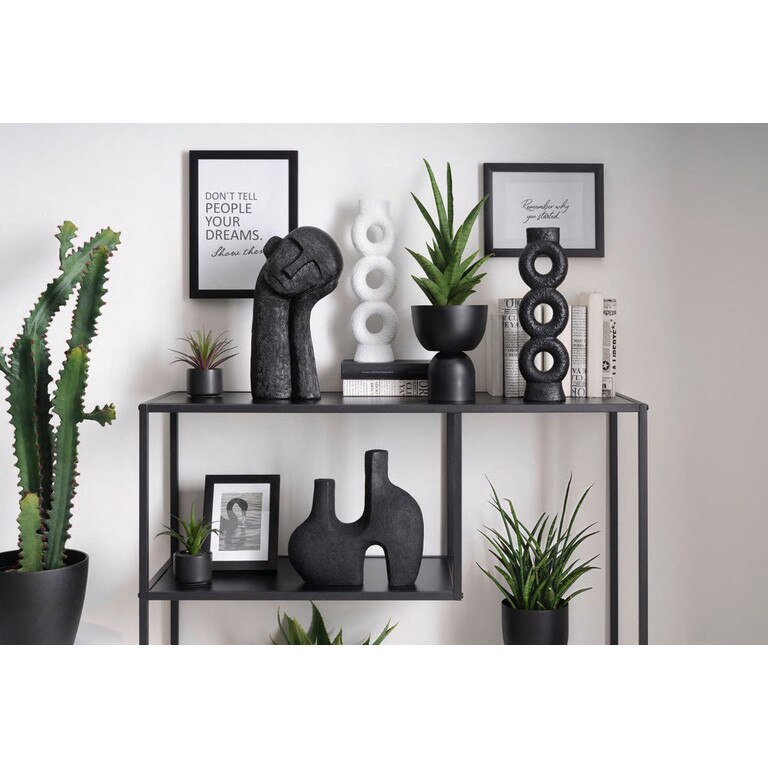 Statueta decorativa Head, negru, 35 cm - eMAG.ro