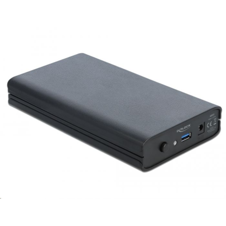 Carcasa rack extern, Delock, USB 3.1, Gri inchis - eMAG.ro
