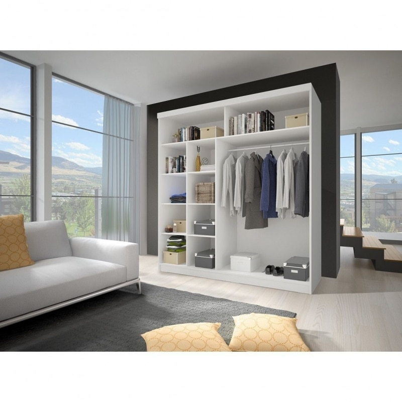 Dressing Torino Alb 204 cm x 200 cm x 61 cm cu usi magia - eMAG.ro