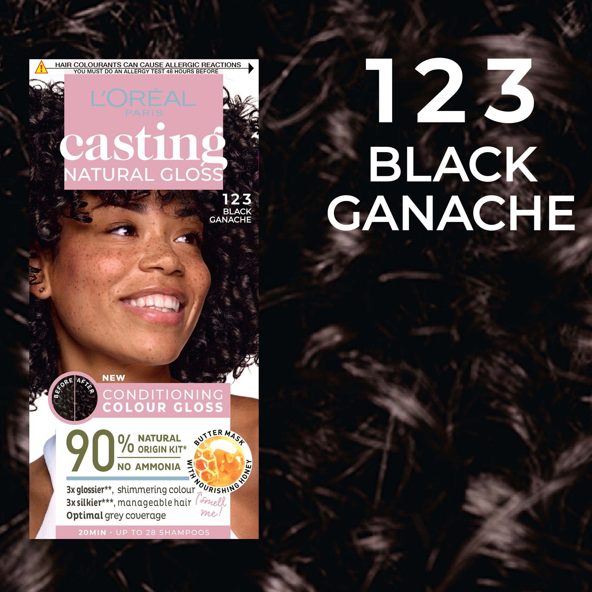 Полуперманентна боя за коса L'Oreal Paris Casting Natural Gloss 123 ...