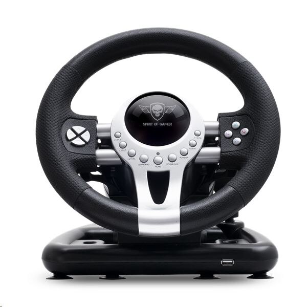 Spirit of Gamer Race Wheel Pro 2 kormány fekete-ezüst (SOG-RWP2) - eMAG.hu