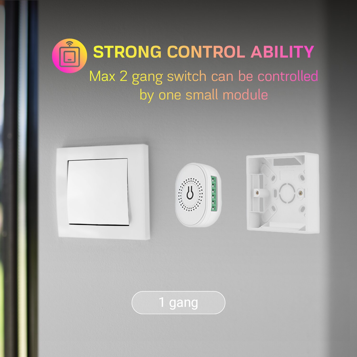 Modul inteligent, Smart WiFi, Switch 1/2, canal 16A, Nous, L10 - eMAG.ro