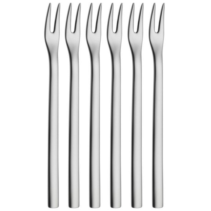 Set 6 furculite, WMF, Inox, Argintiu - eMAG.ro