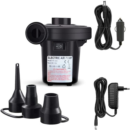 Pompa Electrica Pentru Umflat Si Dezumflat Saltele, Darklove, Cu 3 duze ...