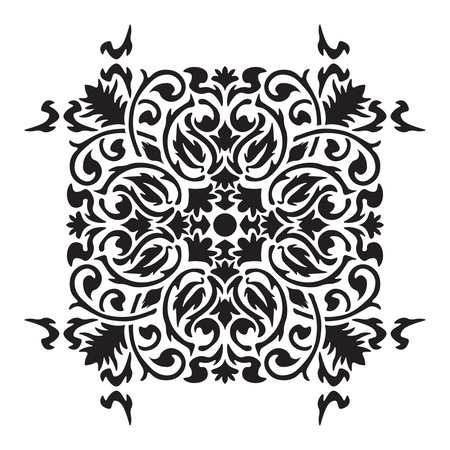 Sablon constructii 3D Jumbled Leaf Tile, 50x50cm, reutilizabil, plastic ...