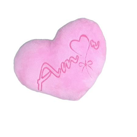 Perna inima de plus roz, 50 x 40cm - eMAG.ro
