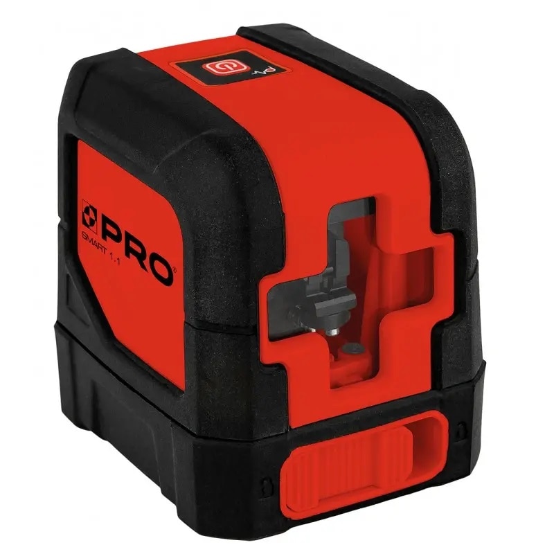 Nivela laser cu detector, PRO, 1.1, 76x66x76 mm, Negru/Rosu - eMAG.ro
