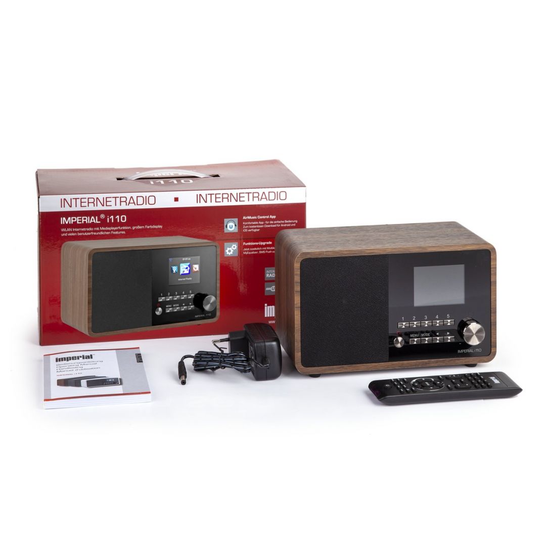 Imperial i110 WLAN Internet Radio Wooden, Hi-fi - eMAG.hu