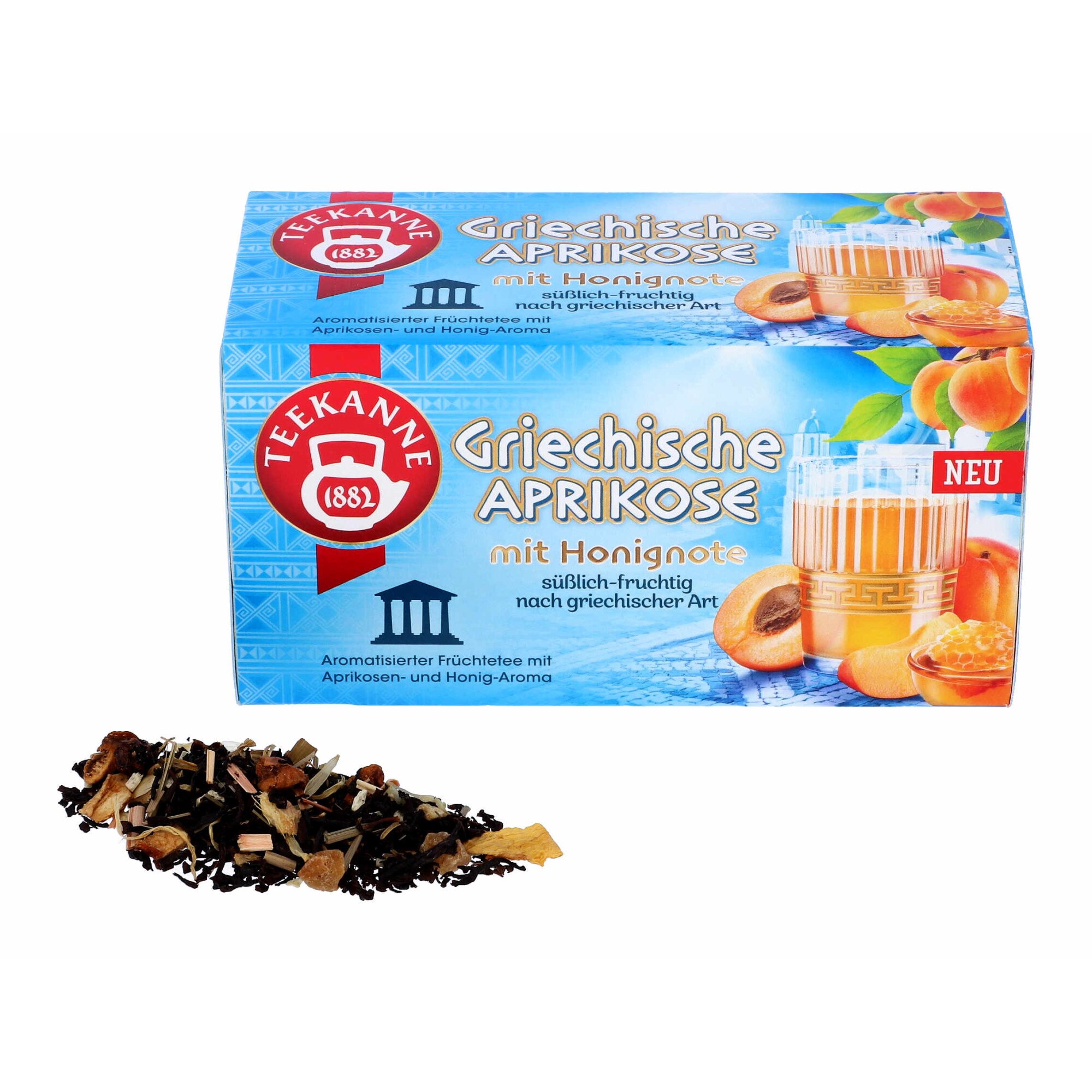 Ceai de fructe, Teekanne, Miere/Caise, Tip Pliculete, Natural, 45 g ...